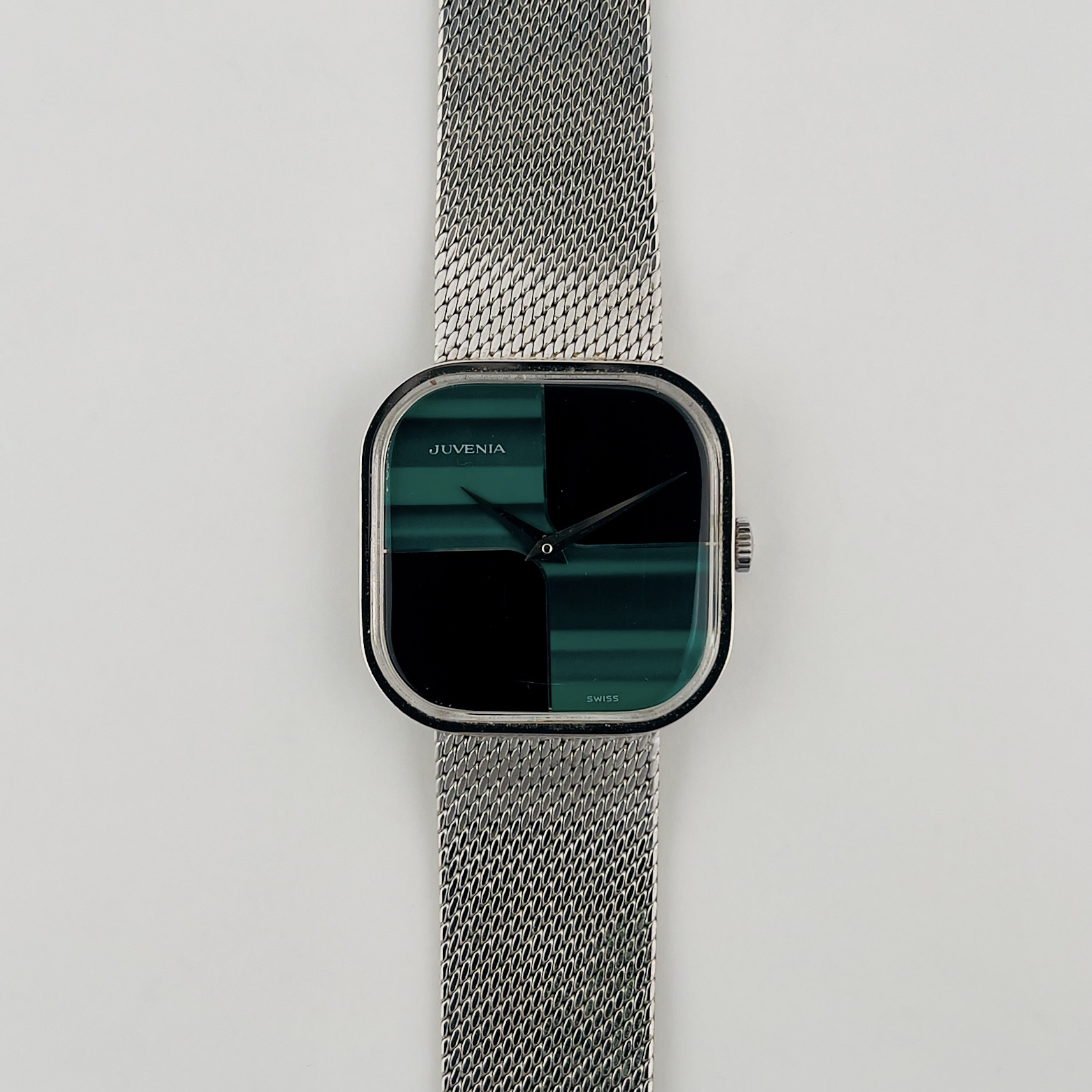 JUVENIA CADRAN MALACHITE & ONYX CIRCA 1970 - ECY Gallery