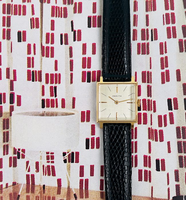 ZENITH CADRAN CARRÉ LIN CIRCA 1960 – ECY Gallery