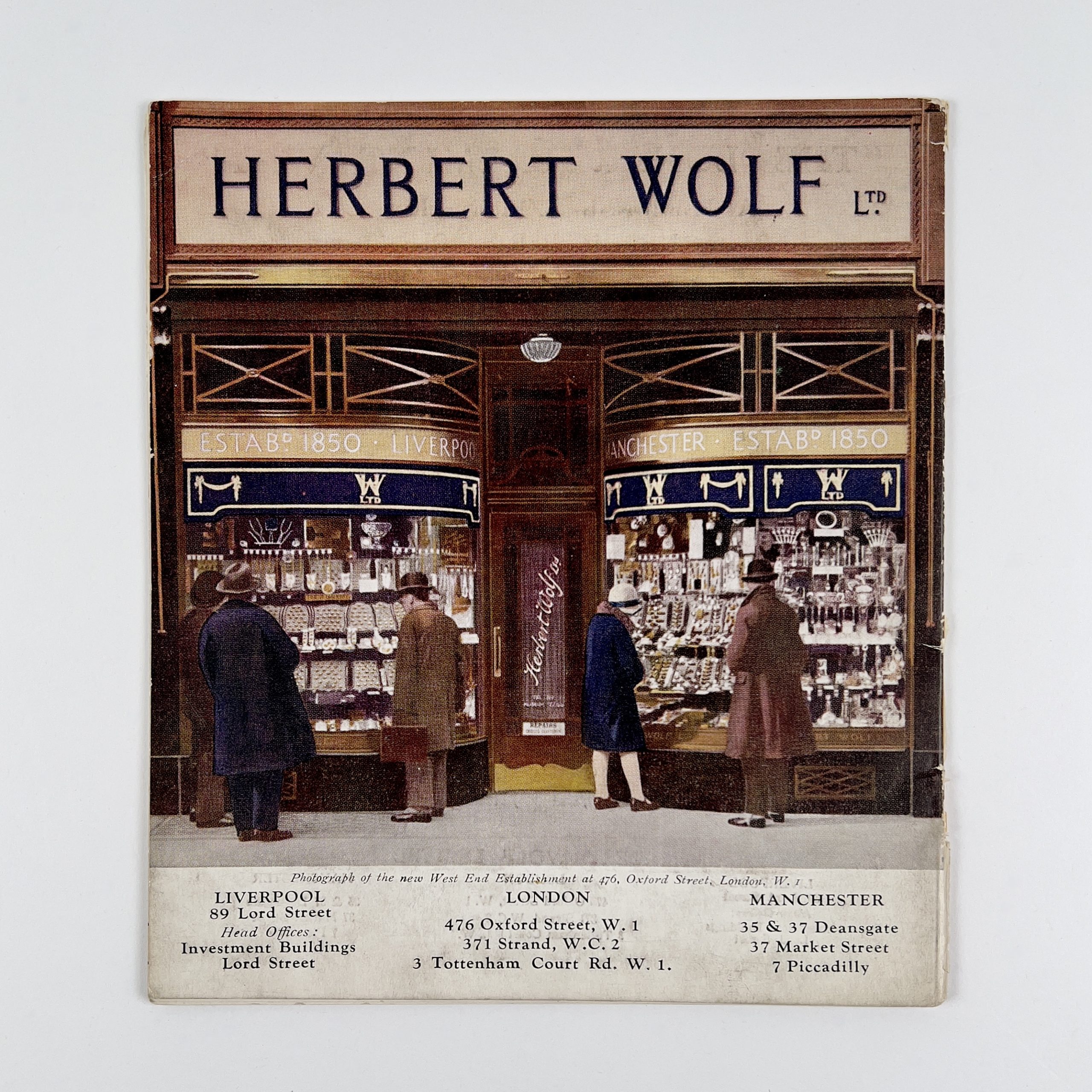 UNIQUE MAQUETTE PUBLICITE HERBERT WOLF CIRCA 1930 – ECY Gallery