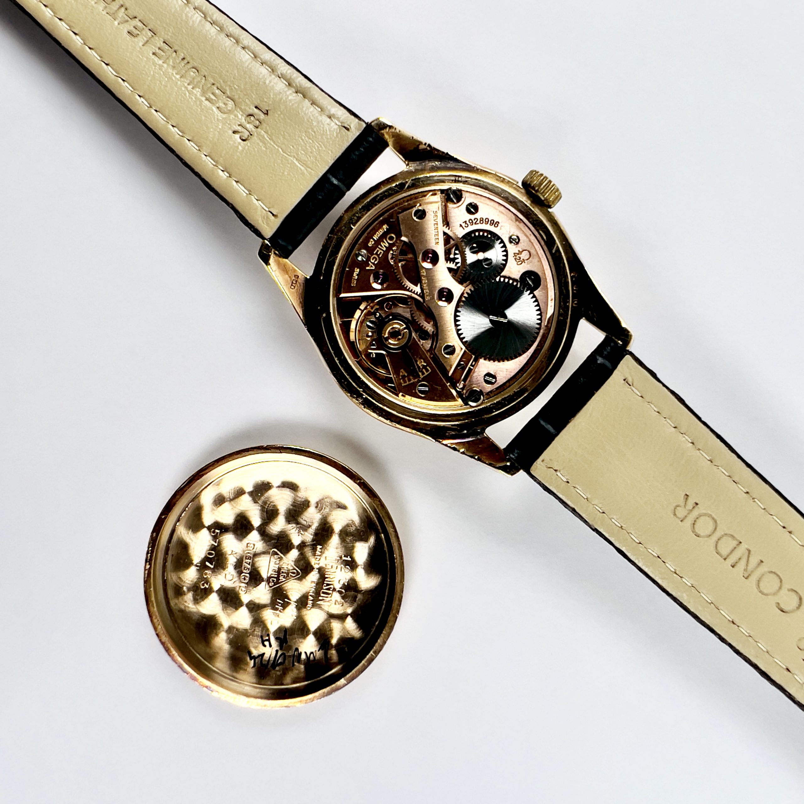 OMEGA 921 GOLD AARON LUFKIN DENNISON CA. 1952 - ECY Gallery